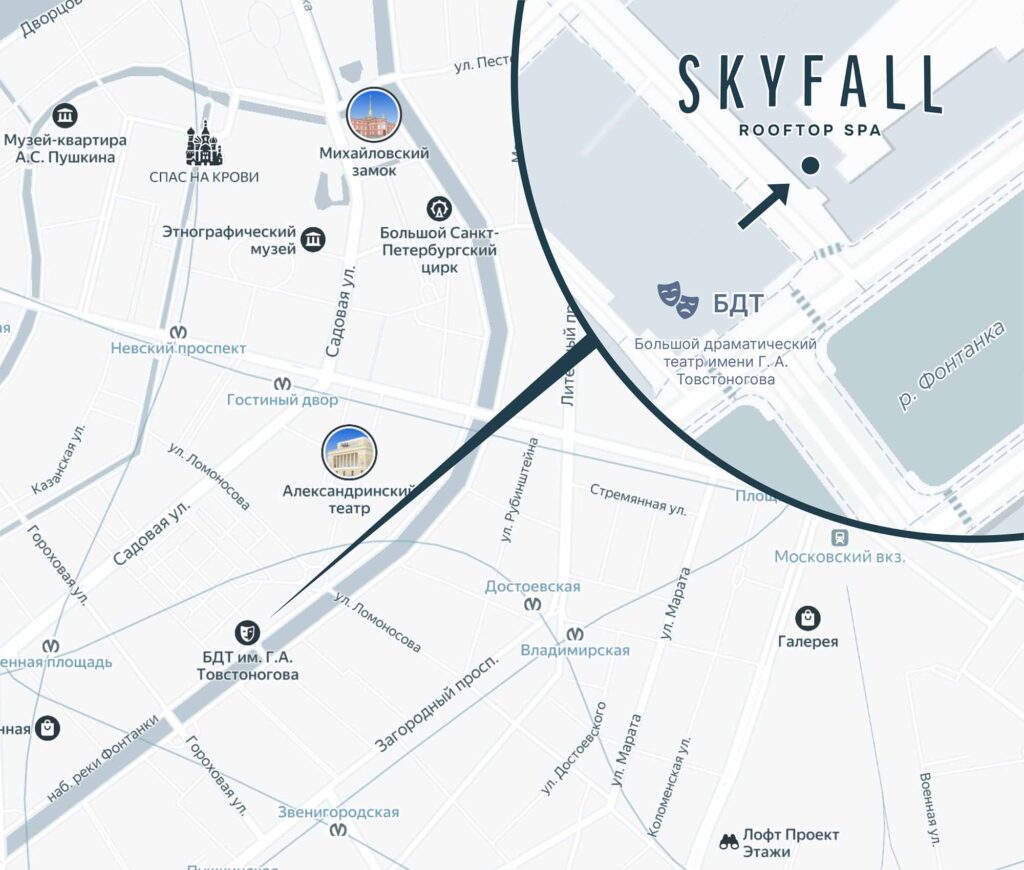 Skyfall Rooftop Spa — уникальное пространство в центре Санкт-Петербурга ...